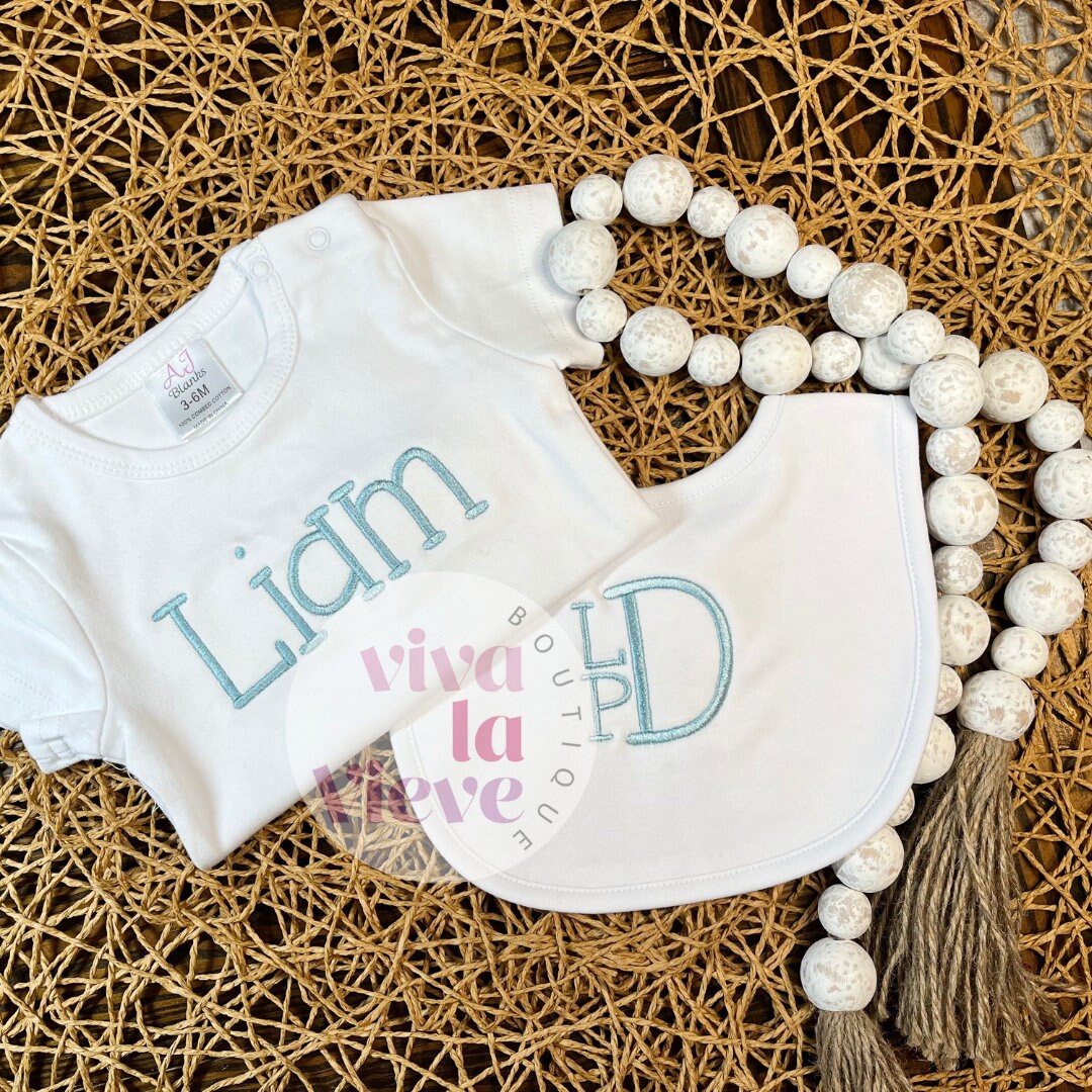 Birth Announcement, Baptism Outfit, Christening Gown, Dedication Shirt ...