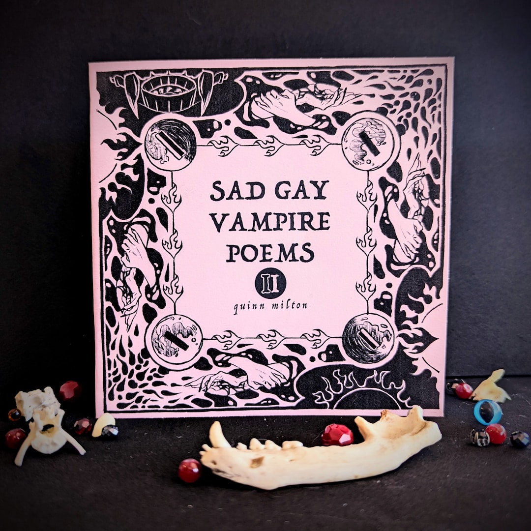 Sad Gay Vampire Poems #2 Zine - Etsy