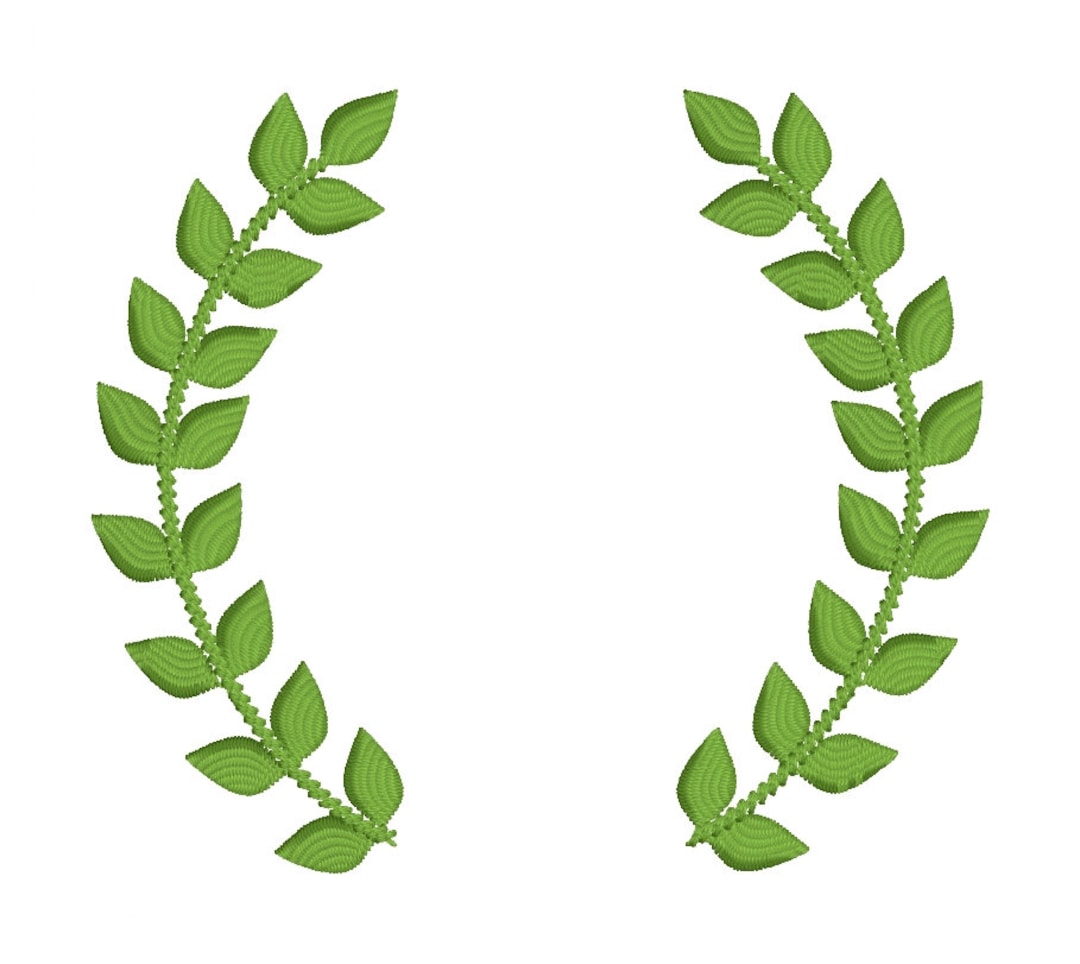 Laurel Leaf Embroidery Frame Design - Etsy