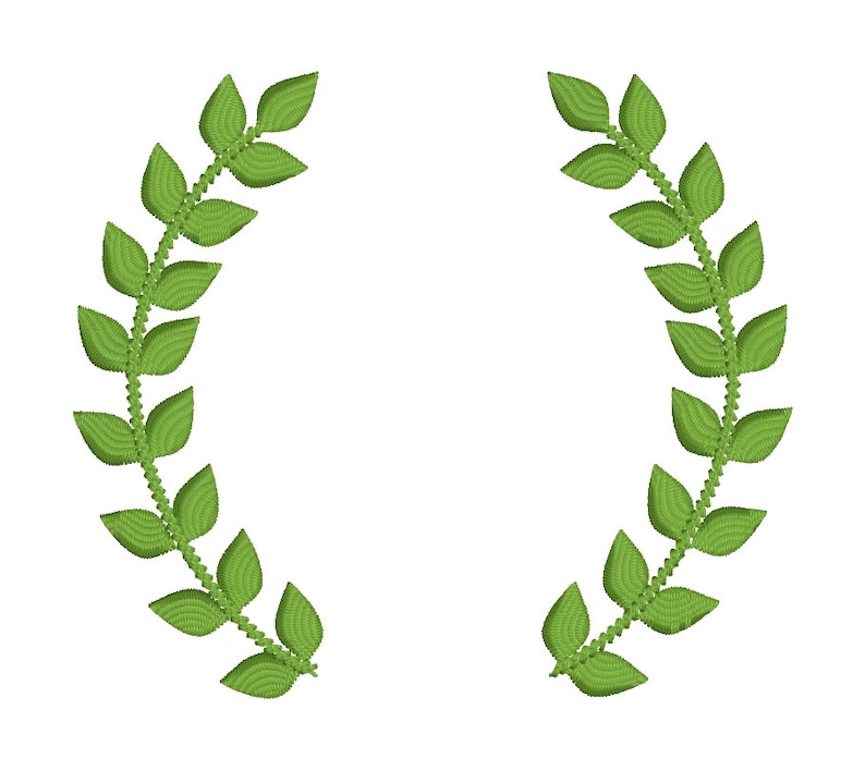 Laurel Leaf Embroidery Frame Design - Etsy