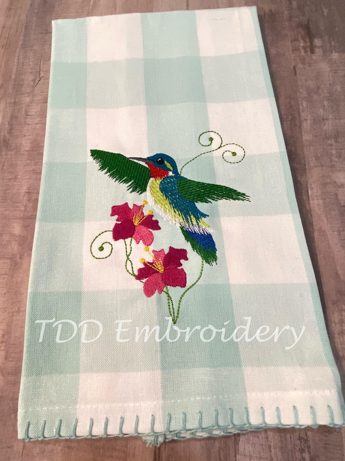 Hummingbird Embroidery Design - Etsy