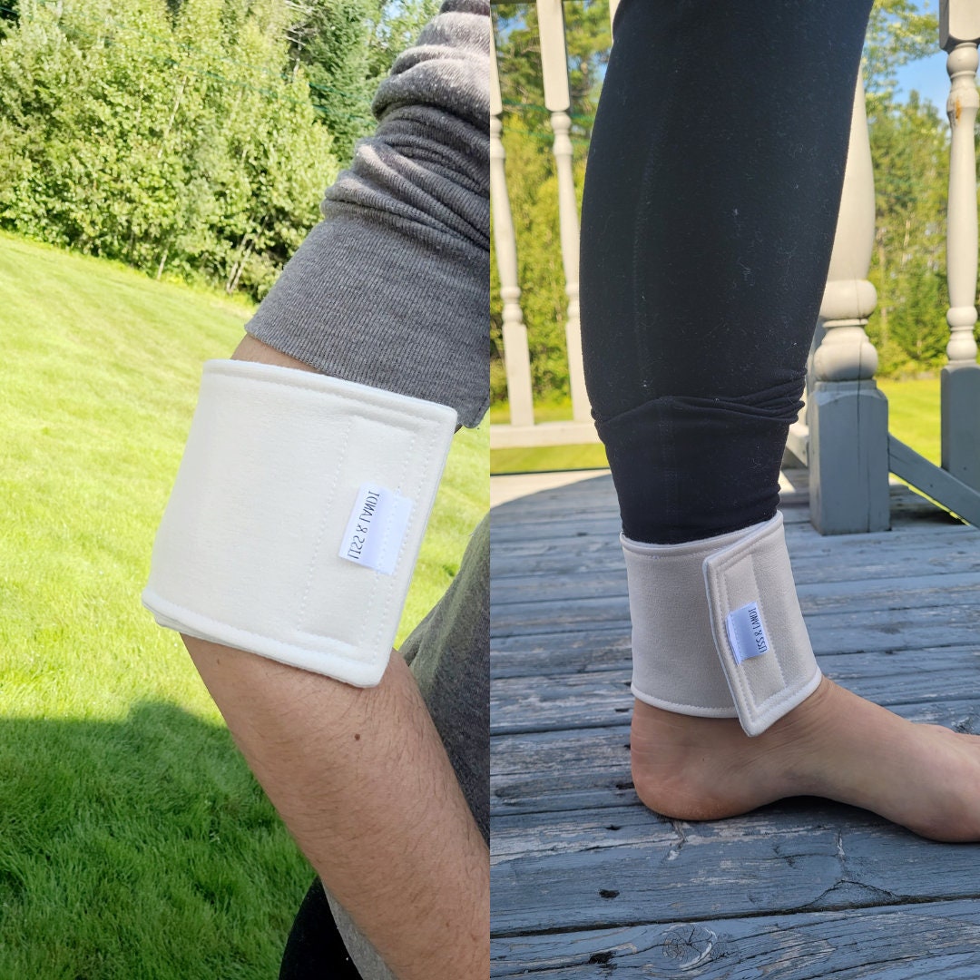 Organic Pack for Castor Oil Elbow and Ankle Organic PUL Organic Flannel ...