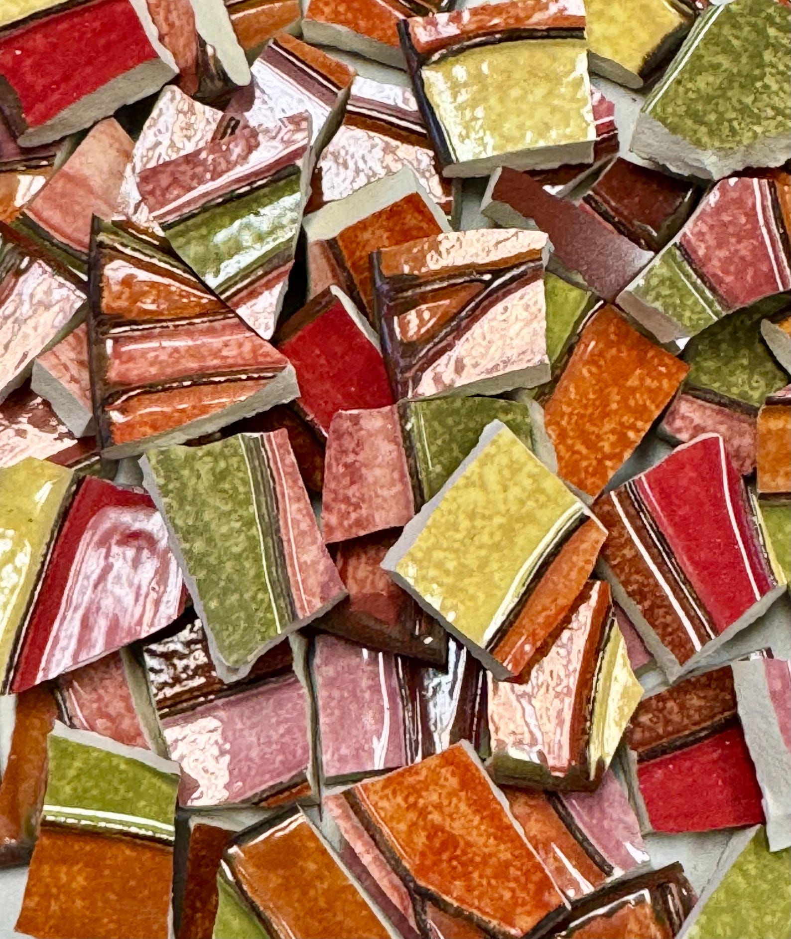 WARM AND FUN Mosaic Tiles, China Ceramic Pique Assiette, 120pieces - Etsy