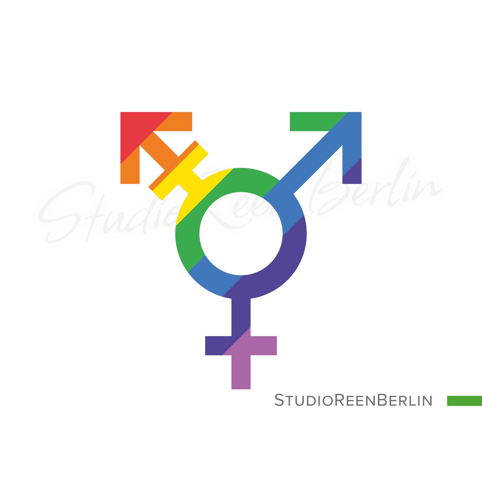 Gender Neutral Svg, Gender Symbol Svg, Non-binary Gender Svg, Instant ...
