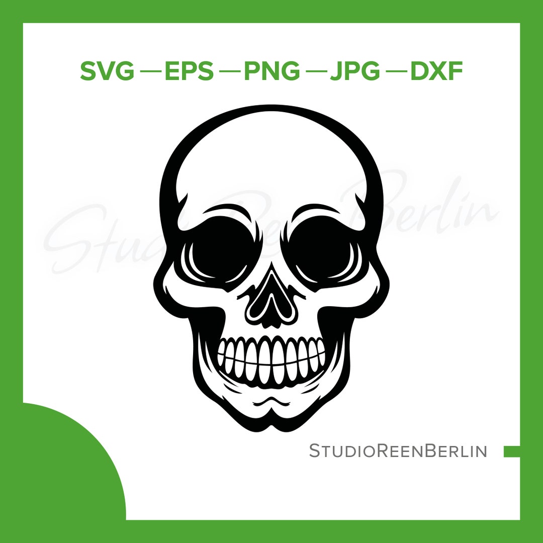 Crânio svg, Crânio svg eps jpg dxf png, Crânio Plott, Arquivo laser de ...