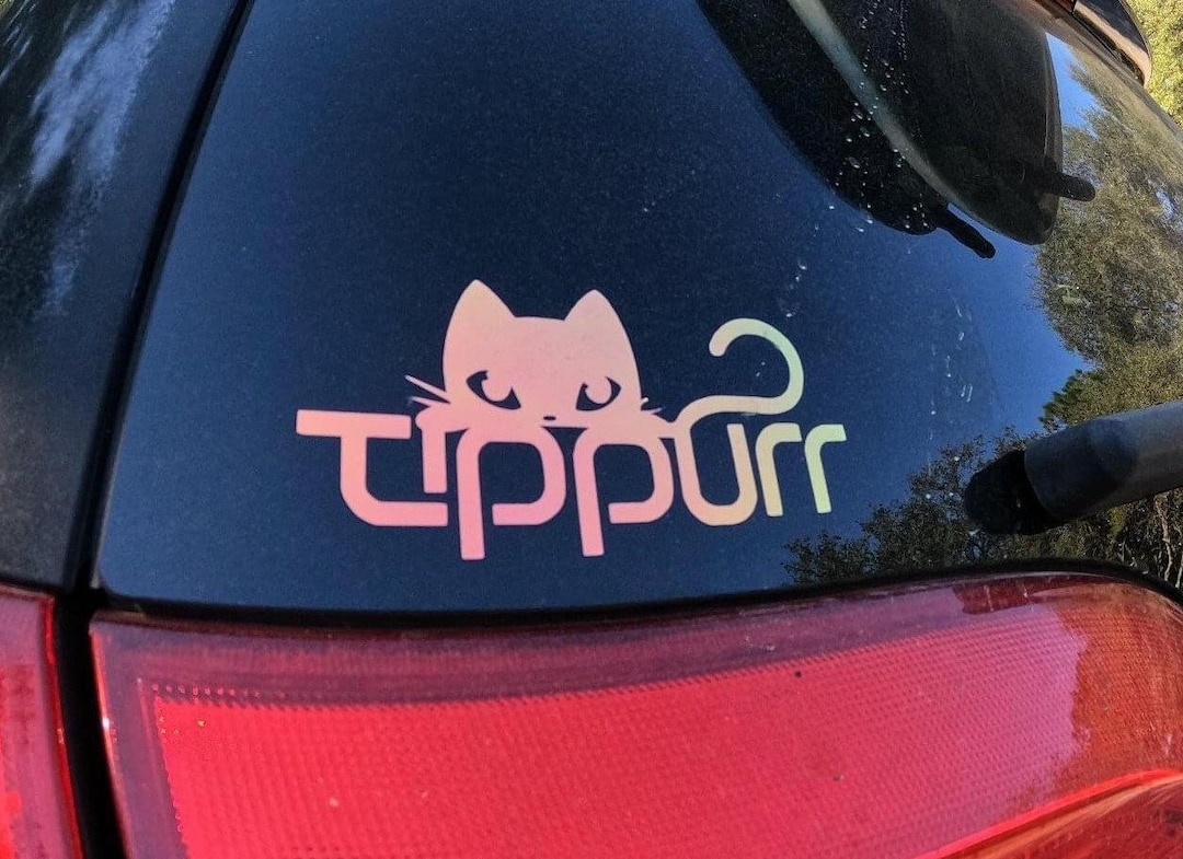 Tipper Inspired "tippurr" Vinyl Decal - Etsy
