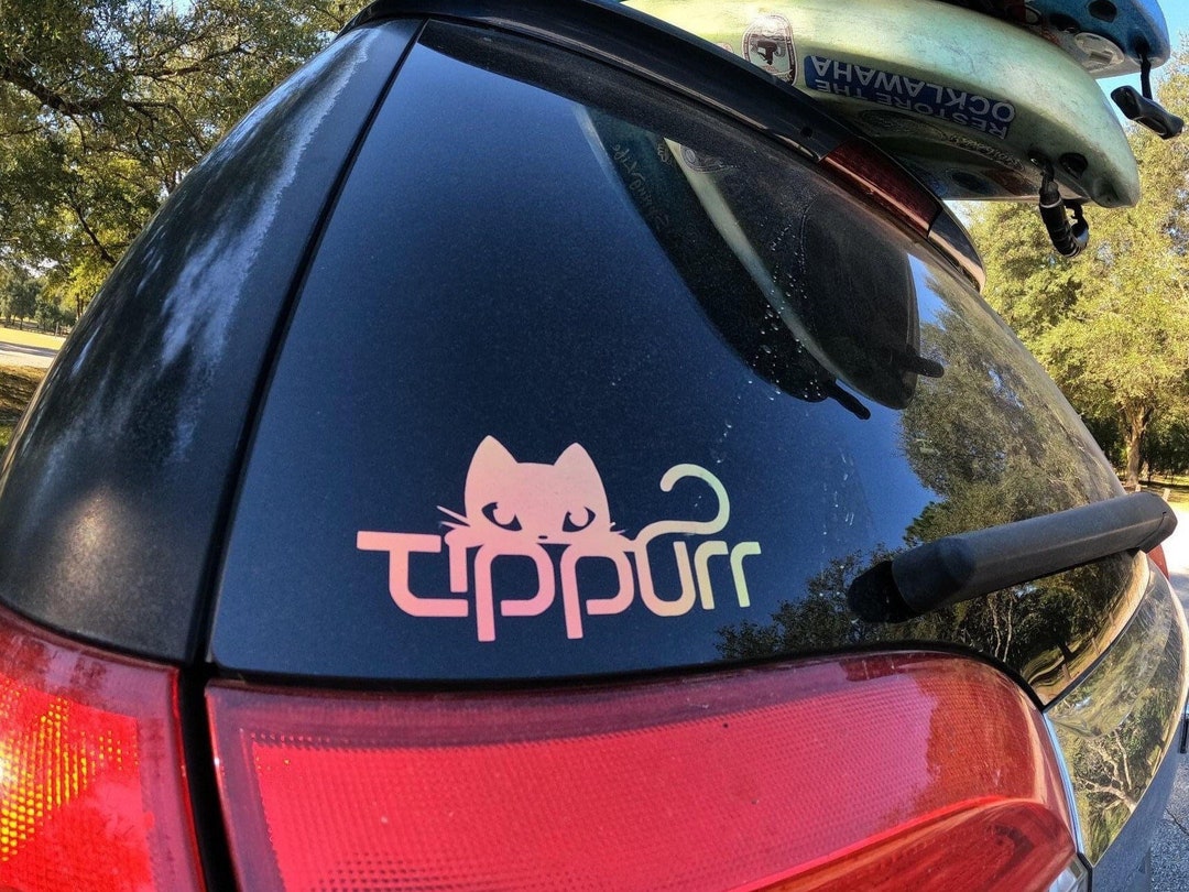 Tipper Inspired tippurr Vinyl Decal - Etsy