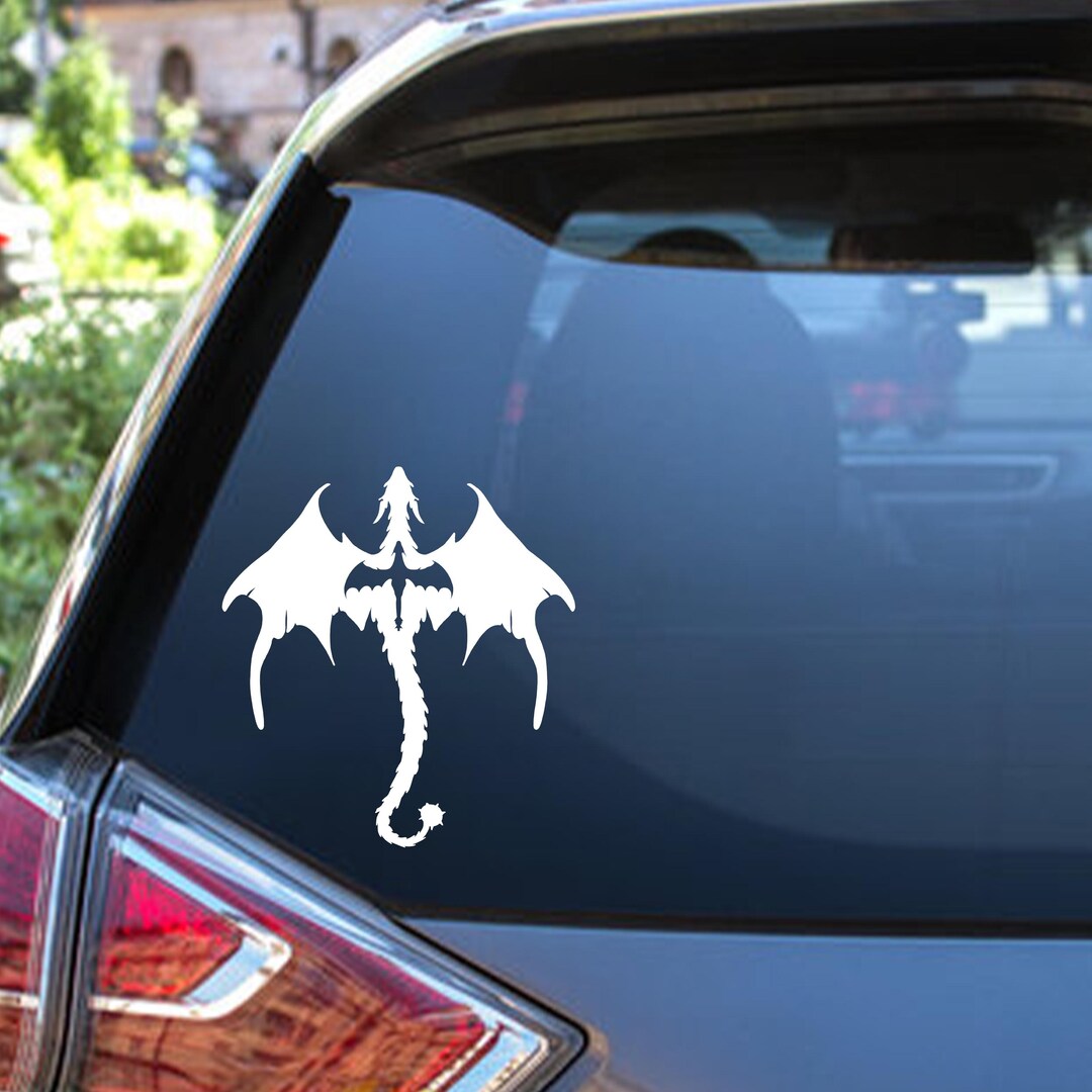 Fourth Wing Inspired Car Decal - Etsy