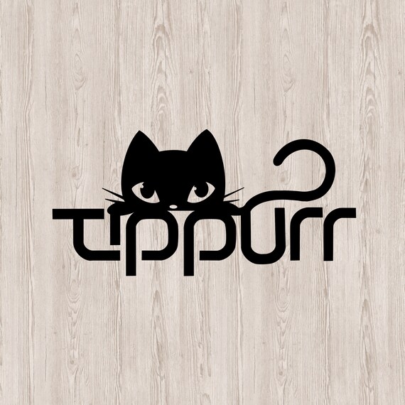 Tipper Inspired tippurr Vinyl Decal | Etsy