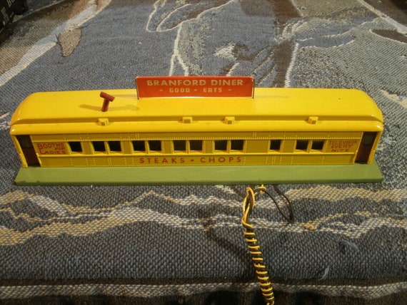 American Flyer AC Gilbert searchlight crane Erie Reading Caboose 634 ...
