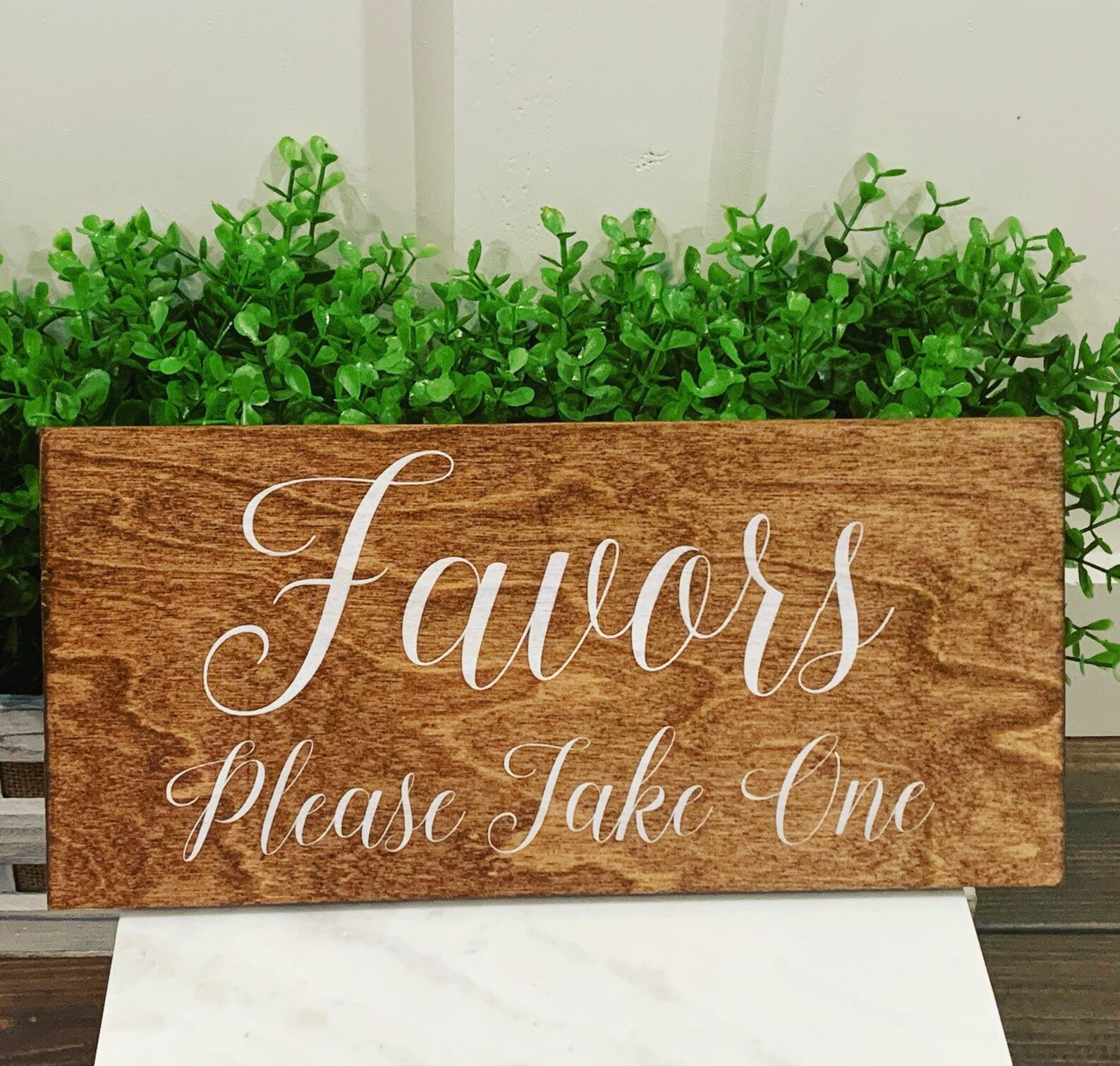 Favors Wedding Sign. Rustic Wedding Sign. Please Take a Favor. - Etsy