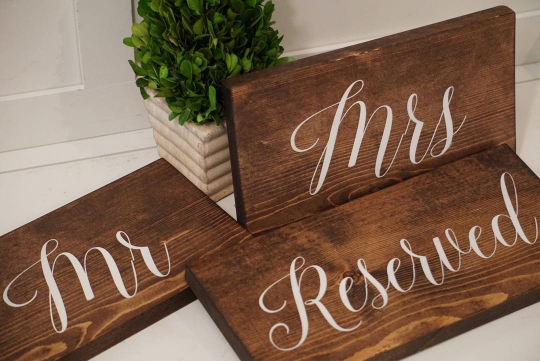 Rustic Reserved Sign. Rustic Wedding Sign. Reserved Rustic Table Sign ...