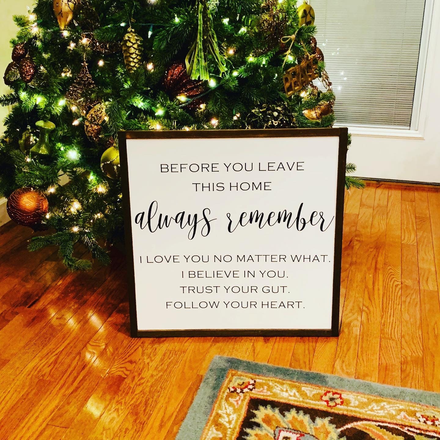 Before you leave this home. Entryway sign. Entryway decor. | Etsy