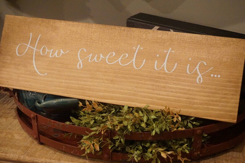How sweet it is wedding sign. Sweet table sign.Candy sign. | Etsy