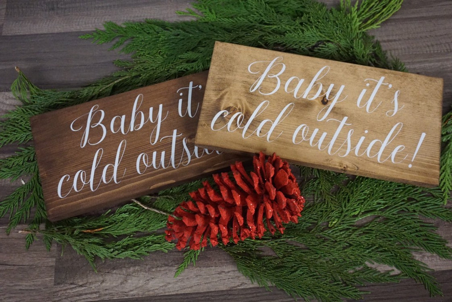 Baby It's Cold Outside. Christmas Wedding Decor. Baby - Etsy