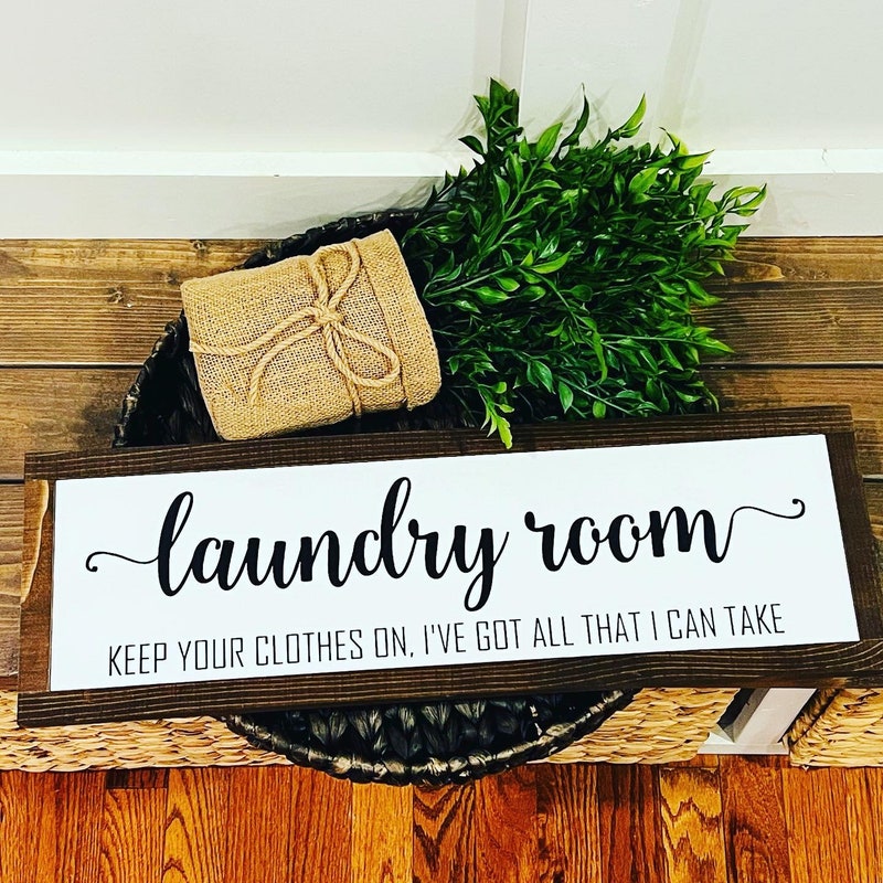 Funny Laundry Sign - Etsy
