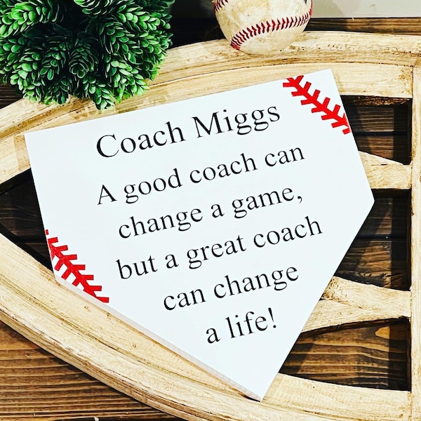 Baseball Coach - Etsy