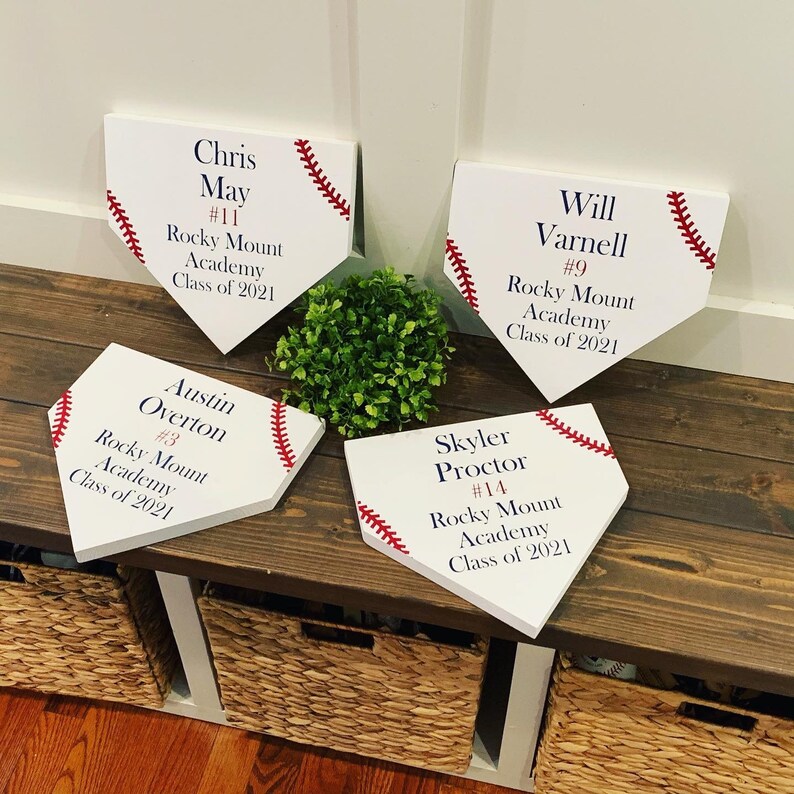 Graduation Baseball Home Plate. Graduation Home Plate. Senior - Etsy