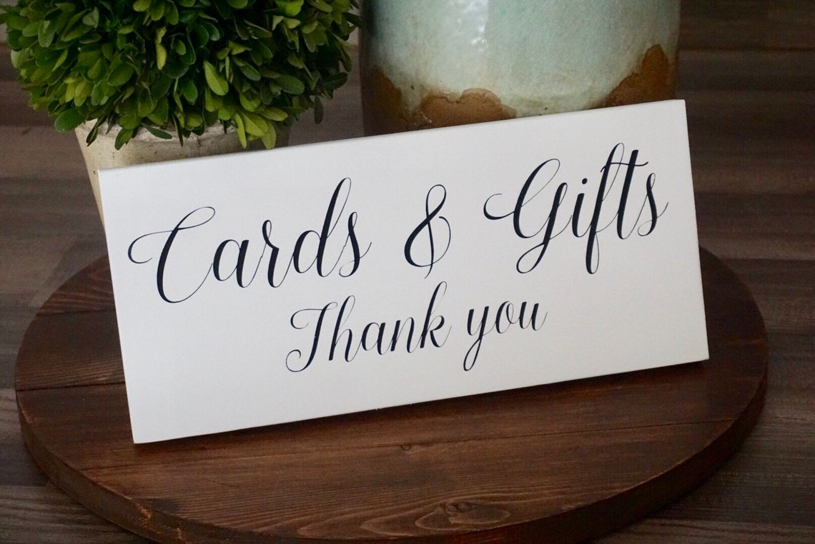 Cards & Gifts wedding sign. Cards and Gifts table sign. Cards | Etsy