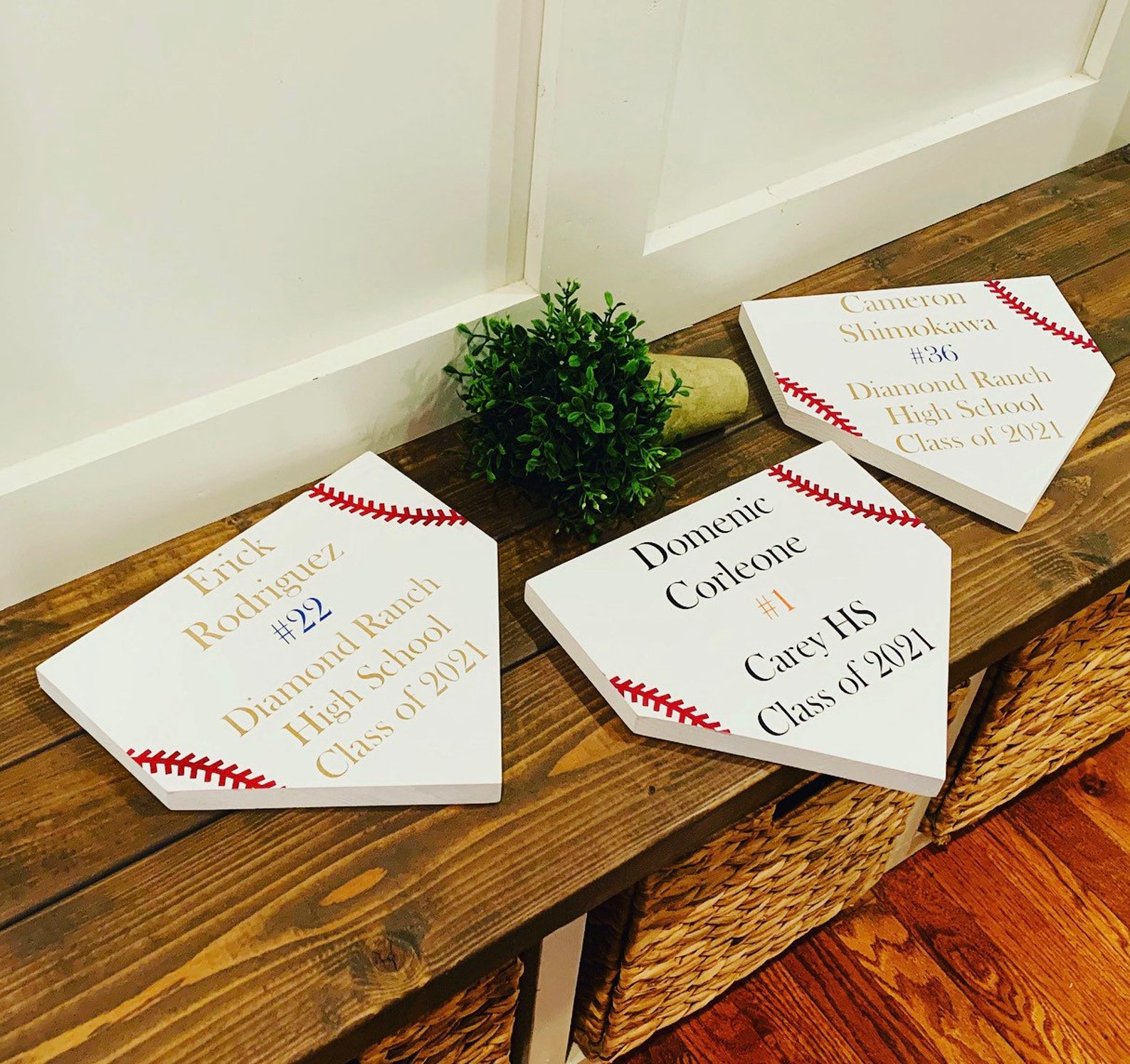 Graduation Baseball Home Plate. Graduation Home Plate. Senior - Etsy