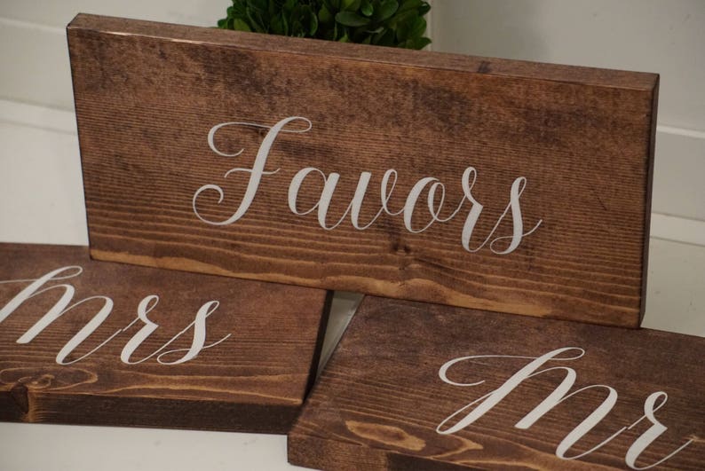 Favors Wedding Sign. Wedding Favor Table Sign. Favors Wedding - Etsy