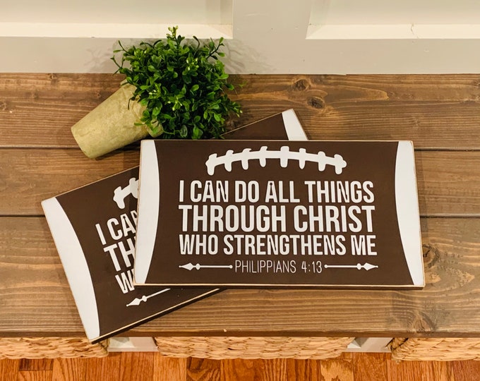 Shadow Box Football Cross - Etsy