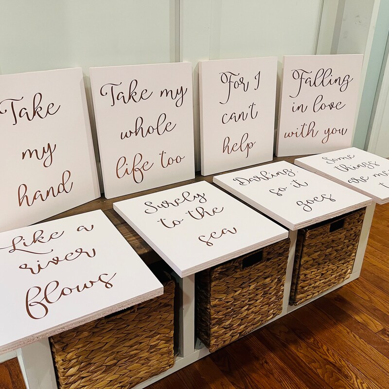 Love Song Signs - Etsy