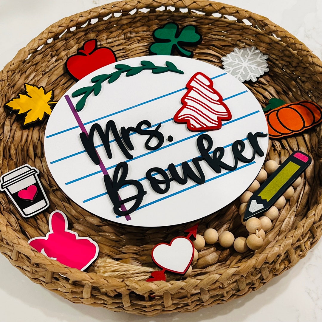 Classroom Interchangeable Sign. Back to School. Teacher Gift. Teachers ...