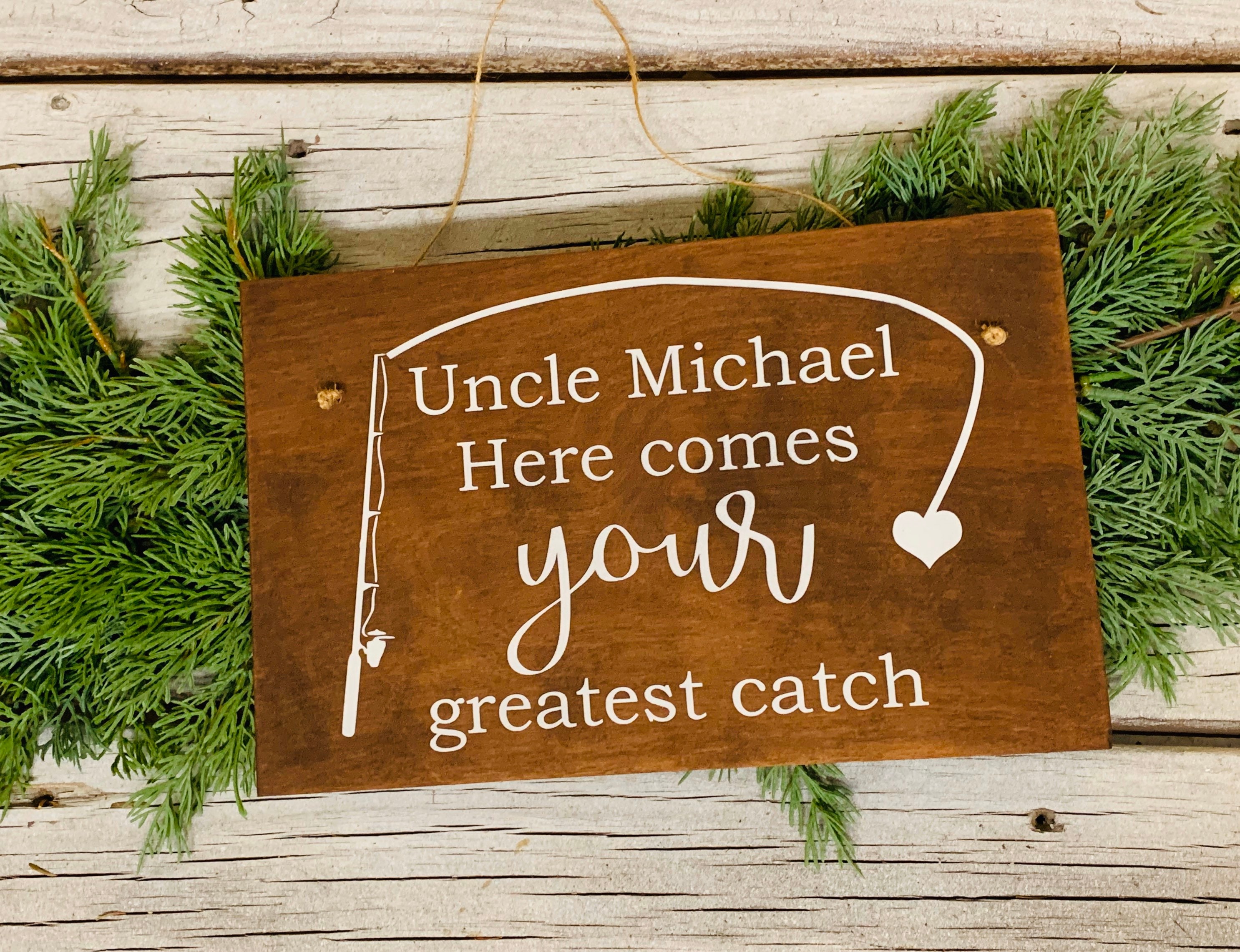 Fishing Theme Wedding. Here Comes Your Greatest Catch Sign. - Etsy