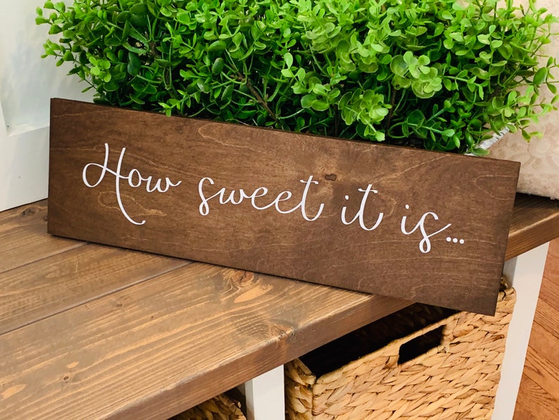 How Sweet It is Wedding Sign. Sweet Table Sign.candy Sign. | Etsy