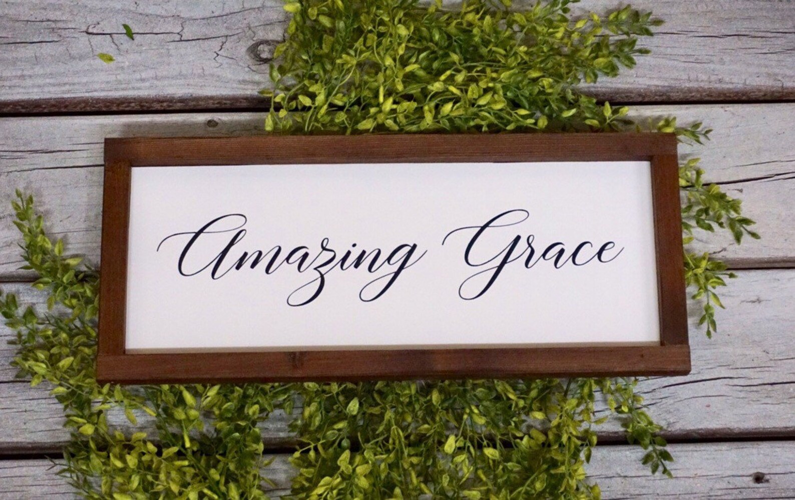 Amazing Grace Sign. Amazing Grace Farmhouse Decor. Amazing | Etsy