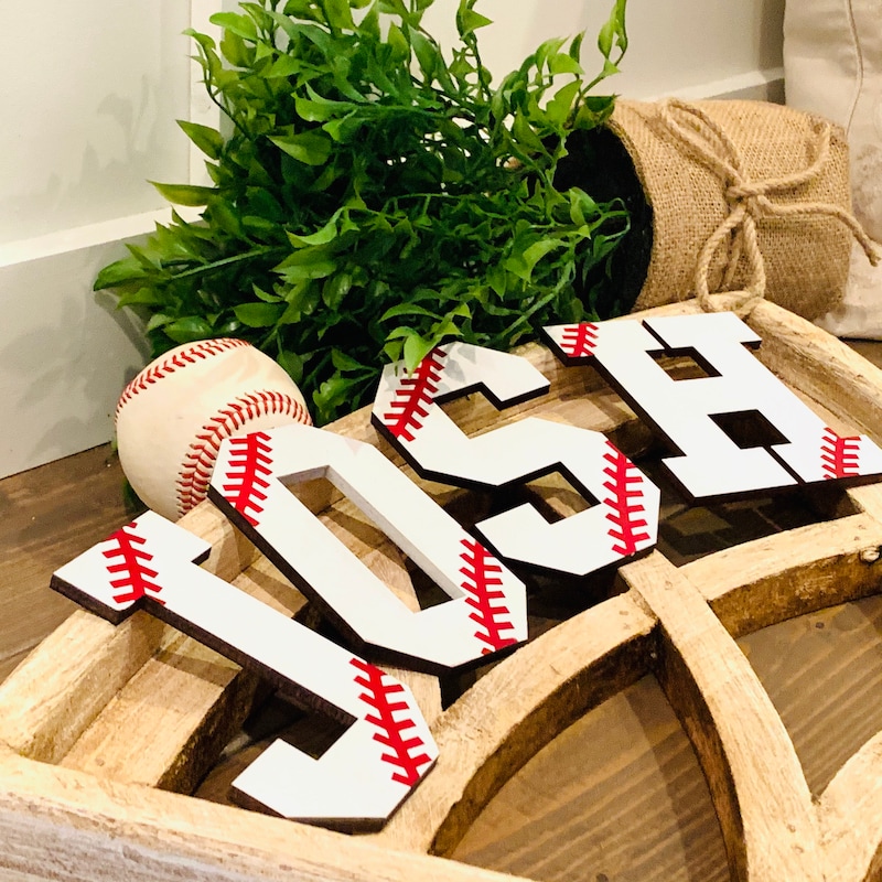 Baseball Letters - Etsy