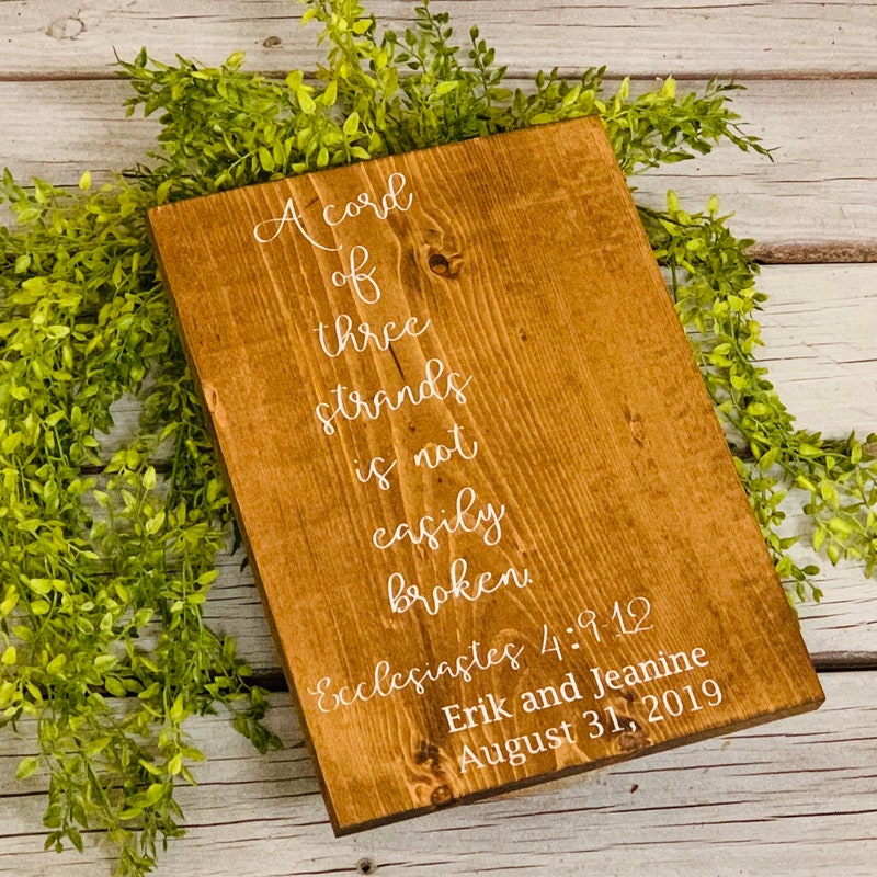 Cord of Three - Etsy