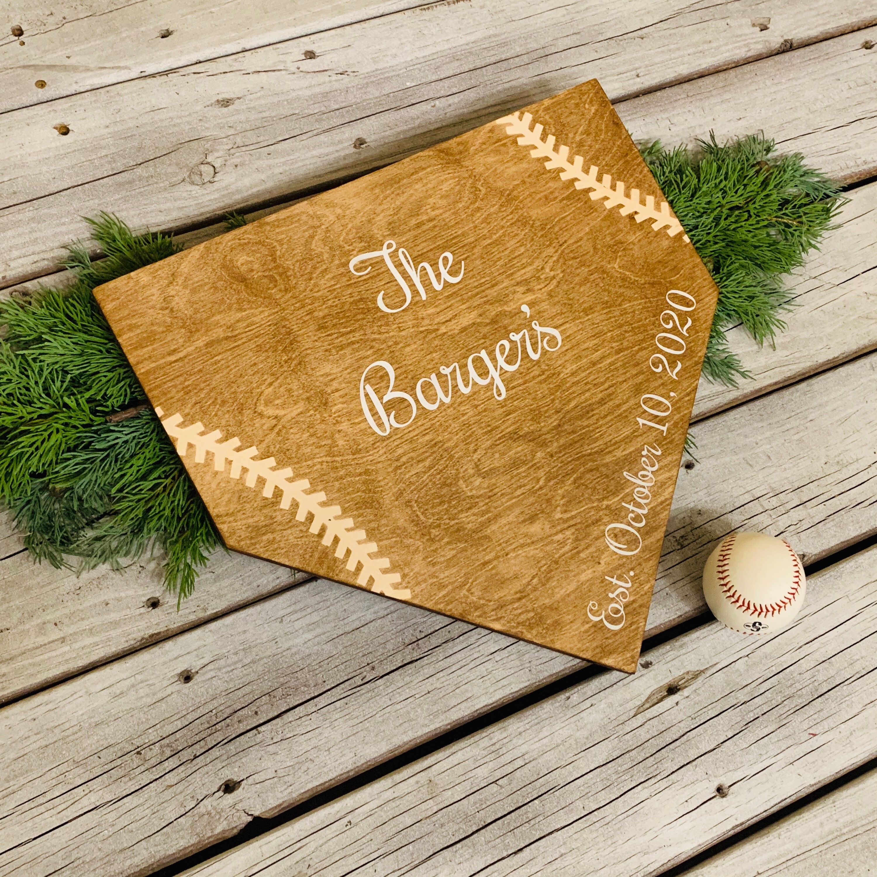 Personalized home plate. Baseball plate. Custom home plate. | Etsy
