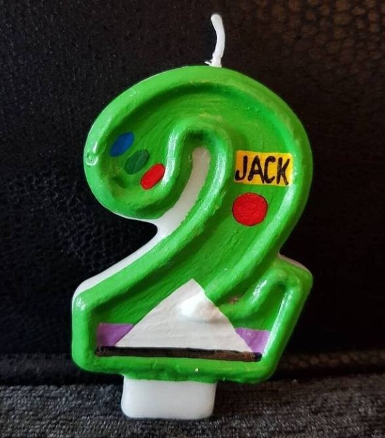 Buzz Lightyear Toy Story Style Number Candle Cake Topper - Etsy
