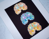 Brain Scan Original Illustration Print - Etsy
