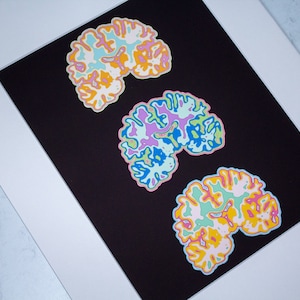 Brain Scan Original Illustration Print - Etsy