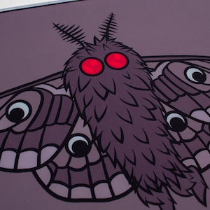 Mothman Original Illustration Print - Etsy