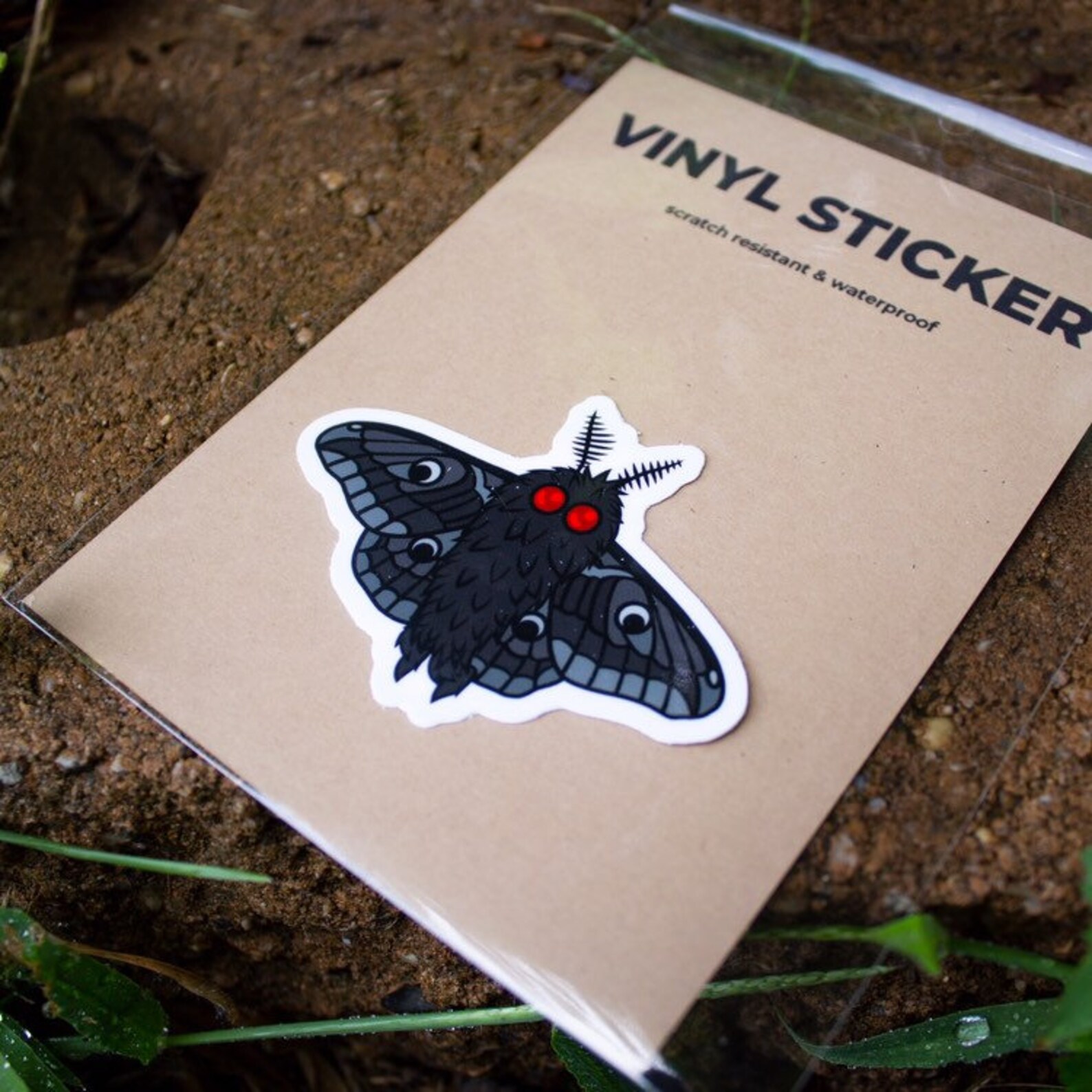 Mothman Original Illustration Sticker - Etsy