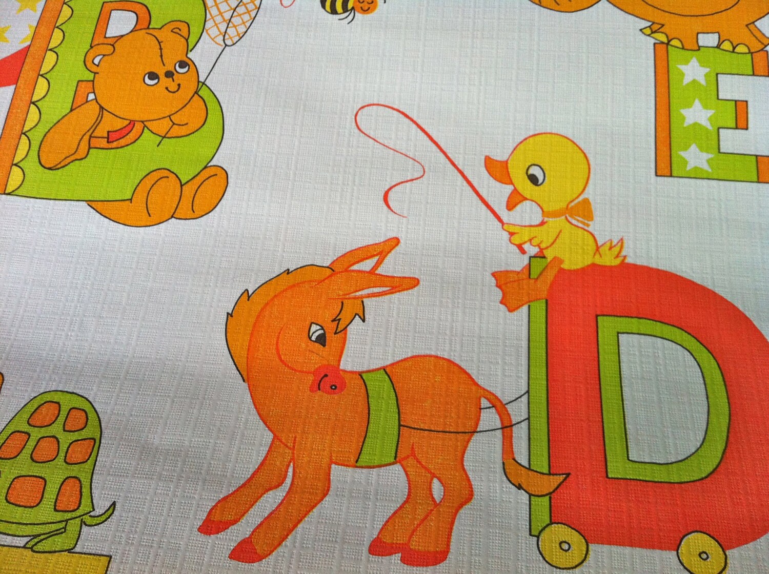 Vintage Double Roll Jack & Jill Pre-pasted Washable Linen - Etsy Canada