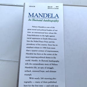 Mandela an Illustrated Autobiography by Nelson Mandela First Edition ...