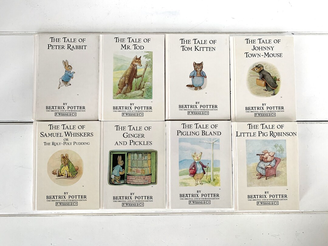 8 Peter Rabbit 1986 Miniature Books by Beatrix Potter/beatrix - Etsy