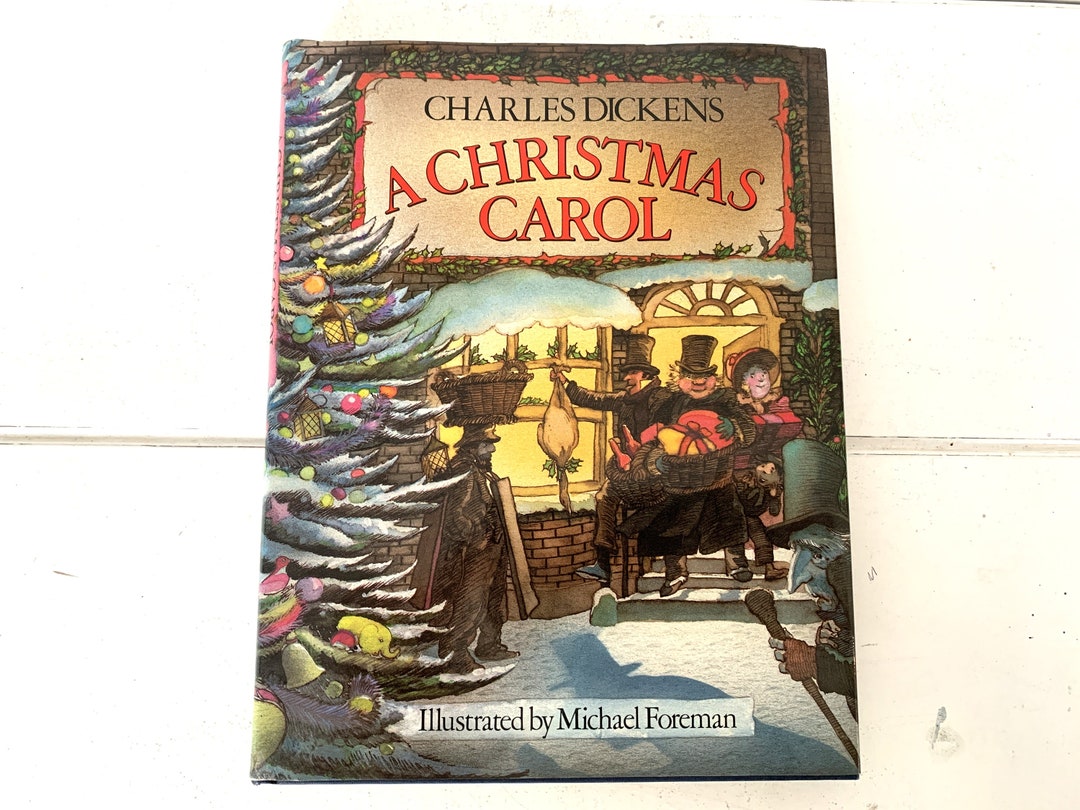 Charles Dickens A Christmas Carol Illustrated Hardcover Book/a ...