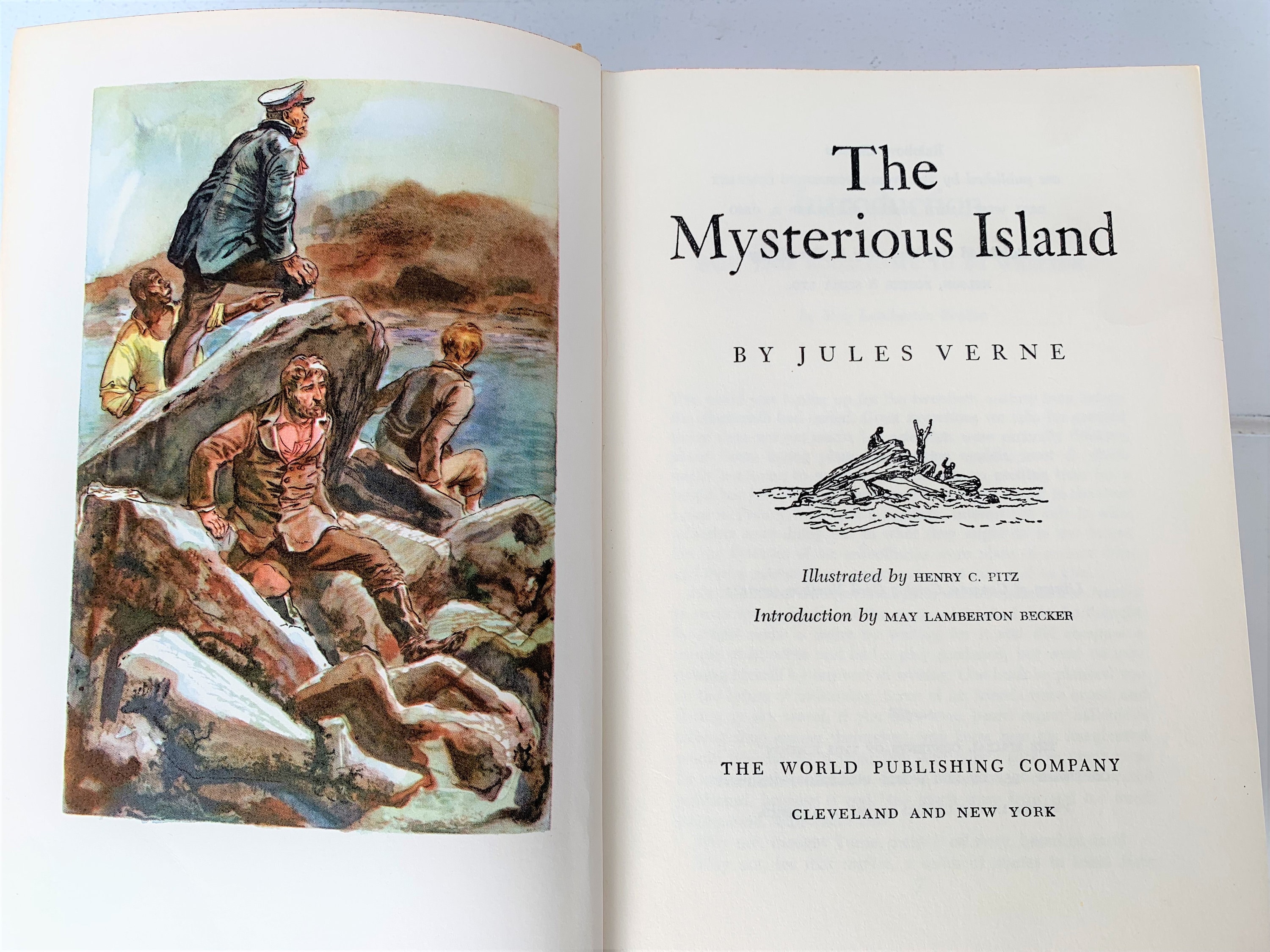 Mysterious Island Book