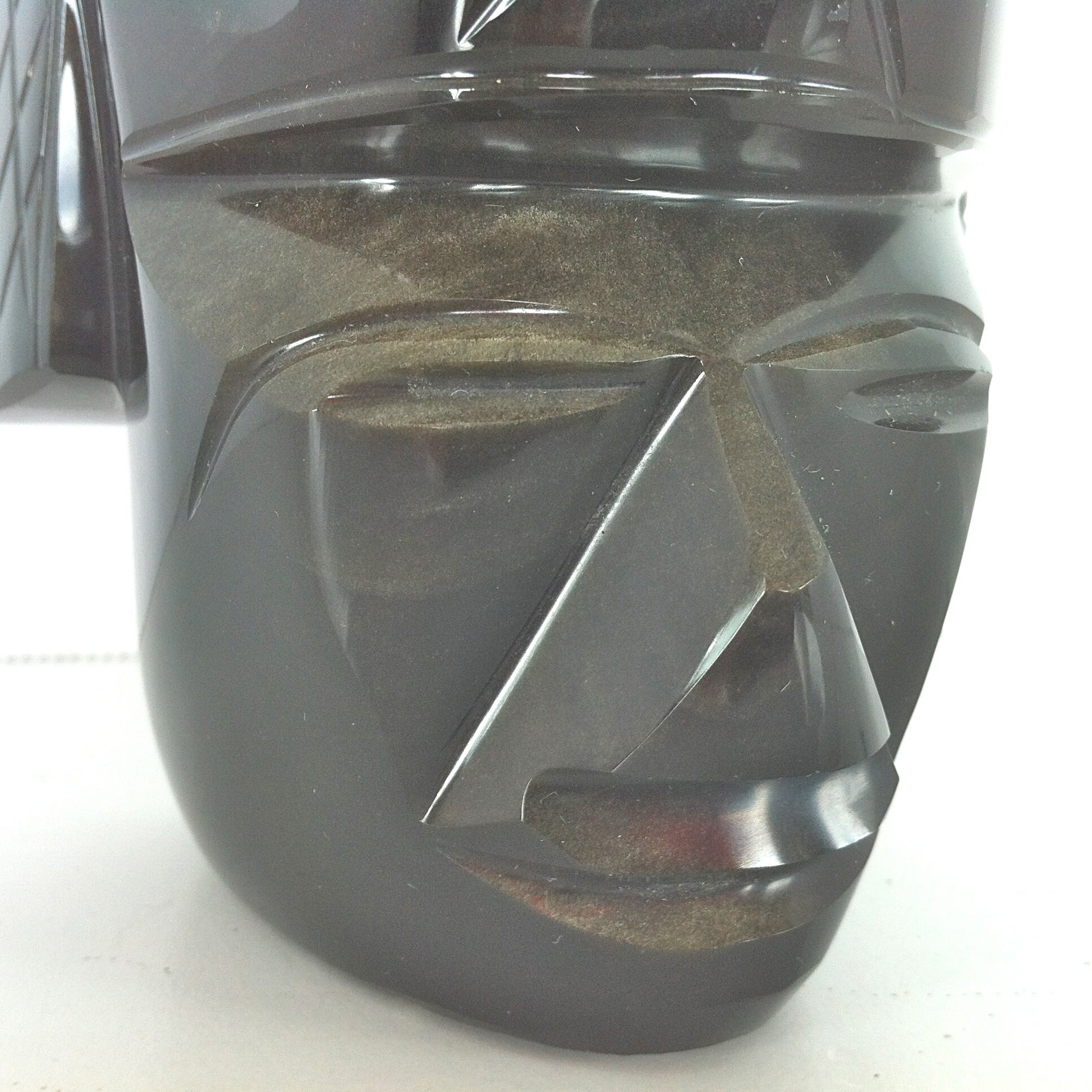 Gold Sheen Obsidian Aztec Statue/mexican Gold Sheen Obsidian - Etsy