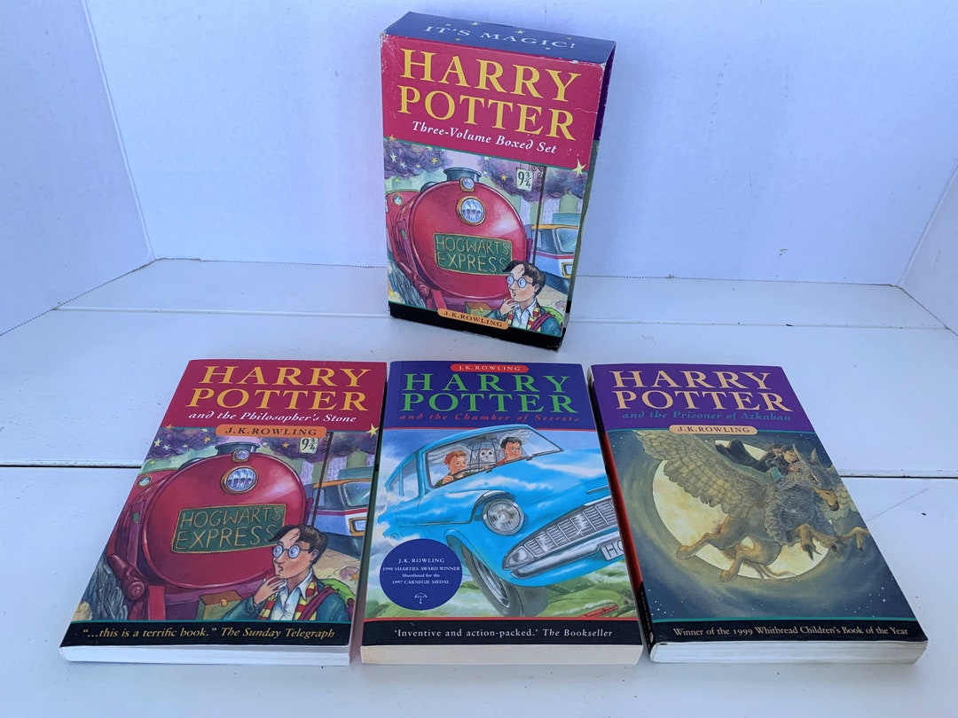 Harry Potter Three-volume Boxed Set of Paperback Books by J. K. Rowling ...
