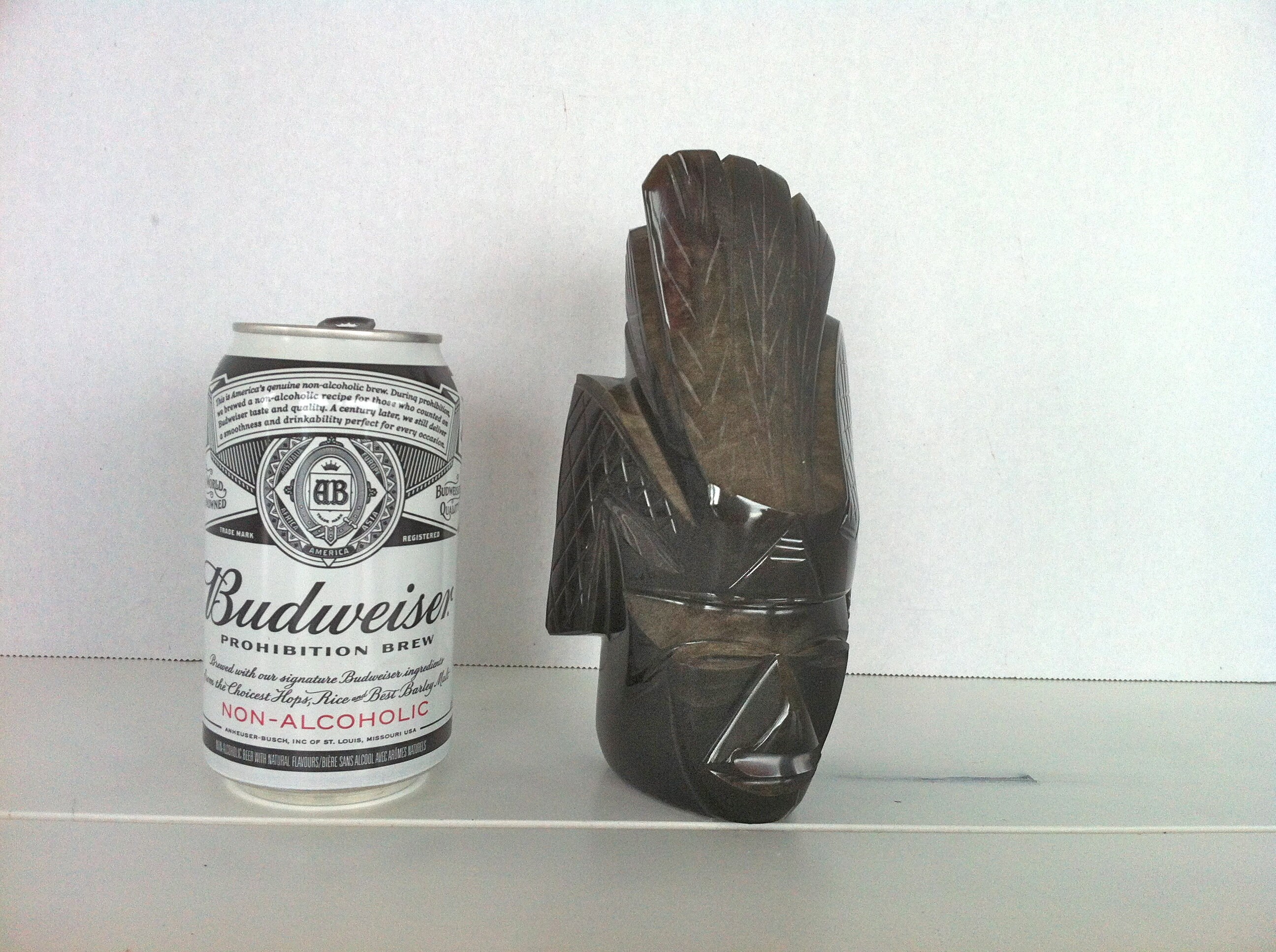 Gold Sheen Obsidian Aztec Statue/mexican Gold Sheen Obsidian - Etsy