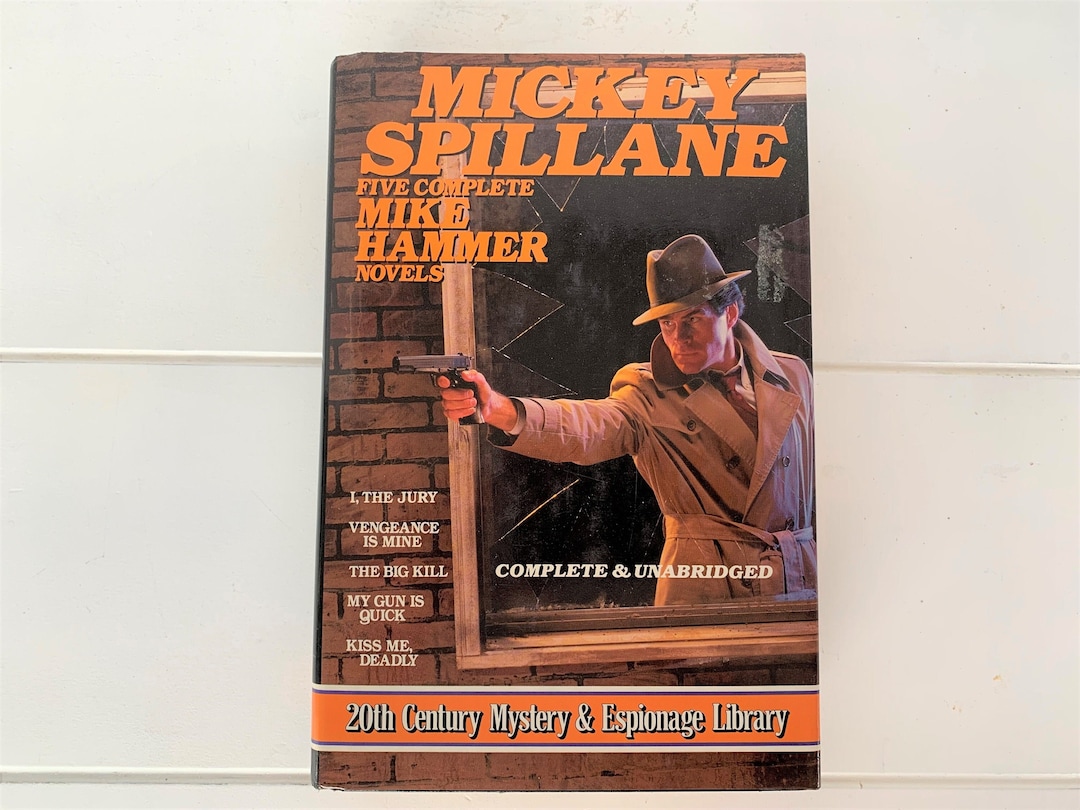 Mickey Spillane Five Complete Mike Hammer Novels Hardcover Book/20th ...