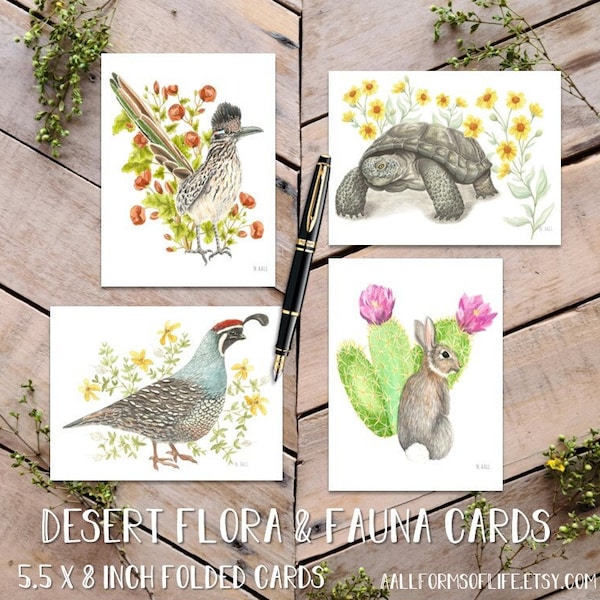 Desert Card - Etsy