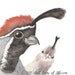 Quail Complexity Art Print, Male and Female Gambel's Quails, Watercolor ...